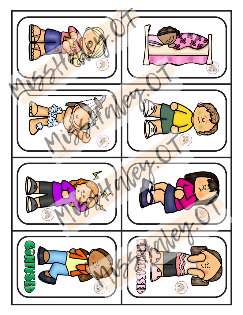 Picture Communication Card Set; 55+ Cards. Speech Therapy. Occupational ...