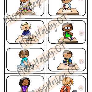 Picture Communication Card Set; 55+ Cards. Speech Therapy. Occupational ...