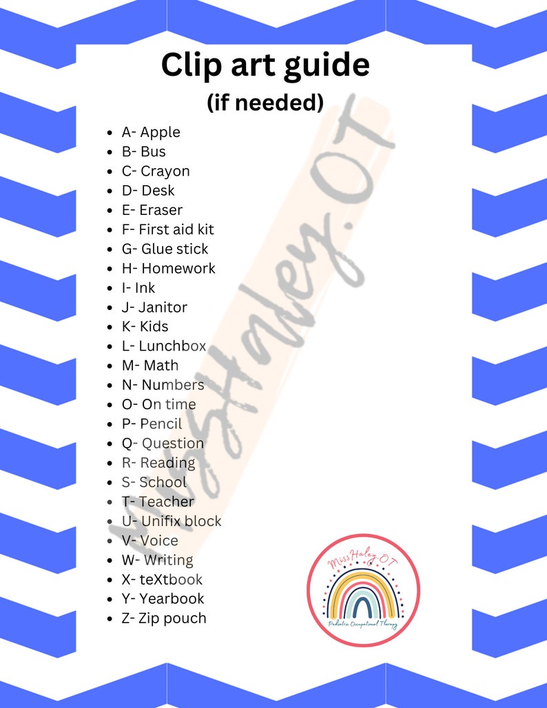 Back to School Alphabet Clip Cards - Fine Motor Activity With ...