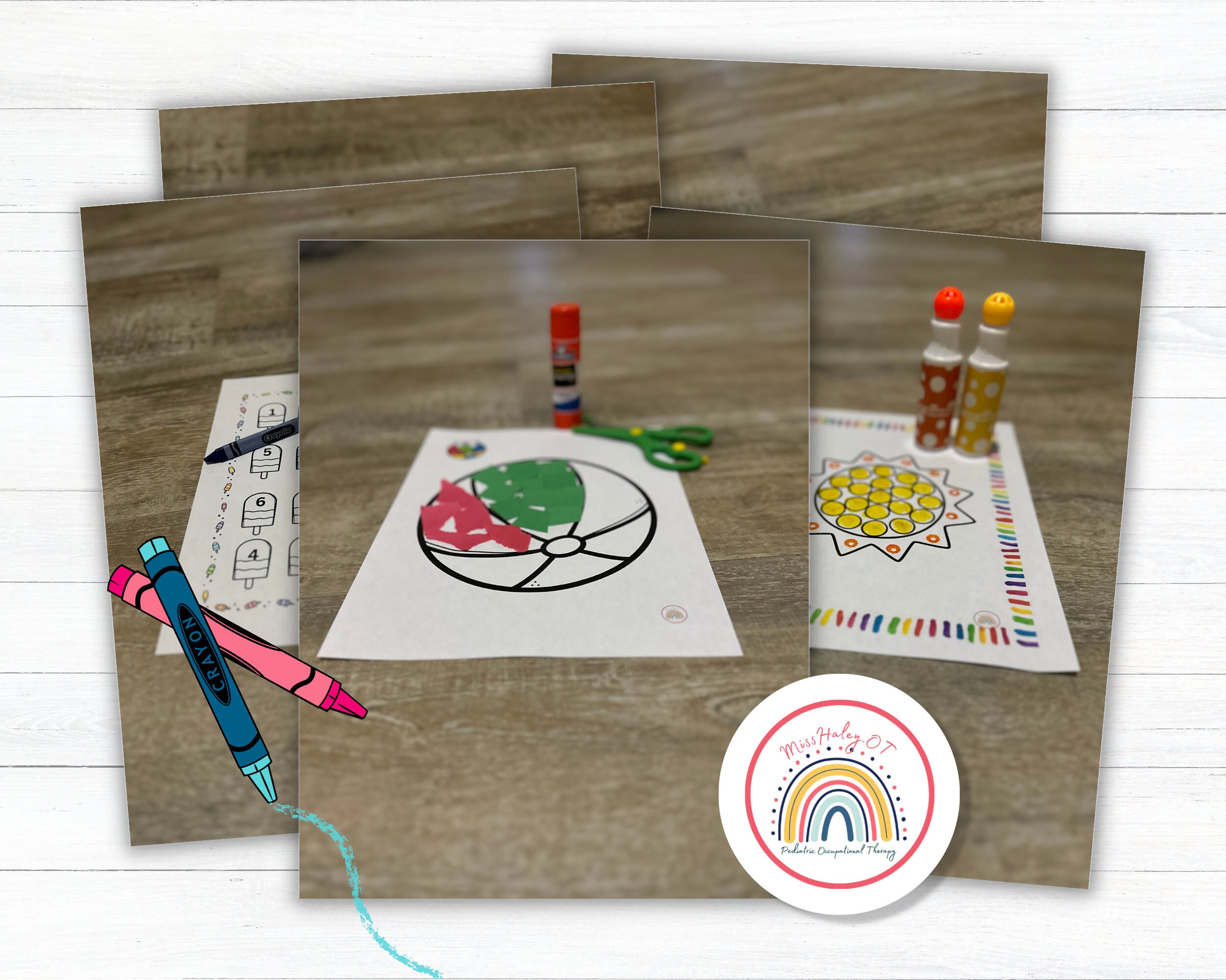 Summer Themed Fine Motor Skills Ready to Go Occupational Therapy Kit ...