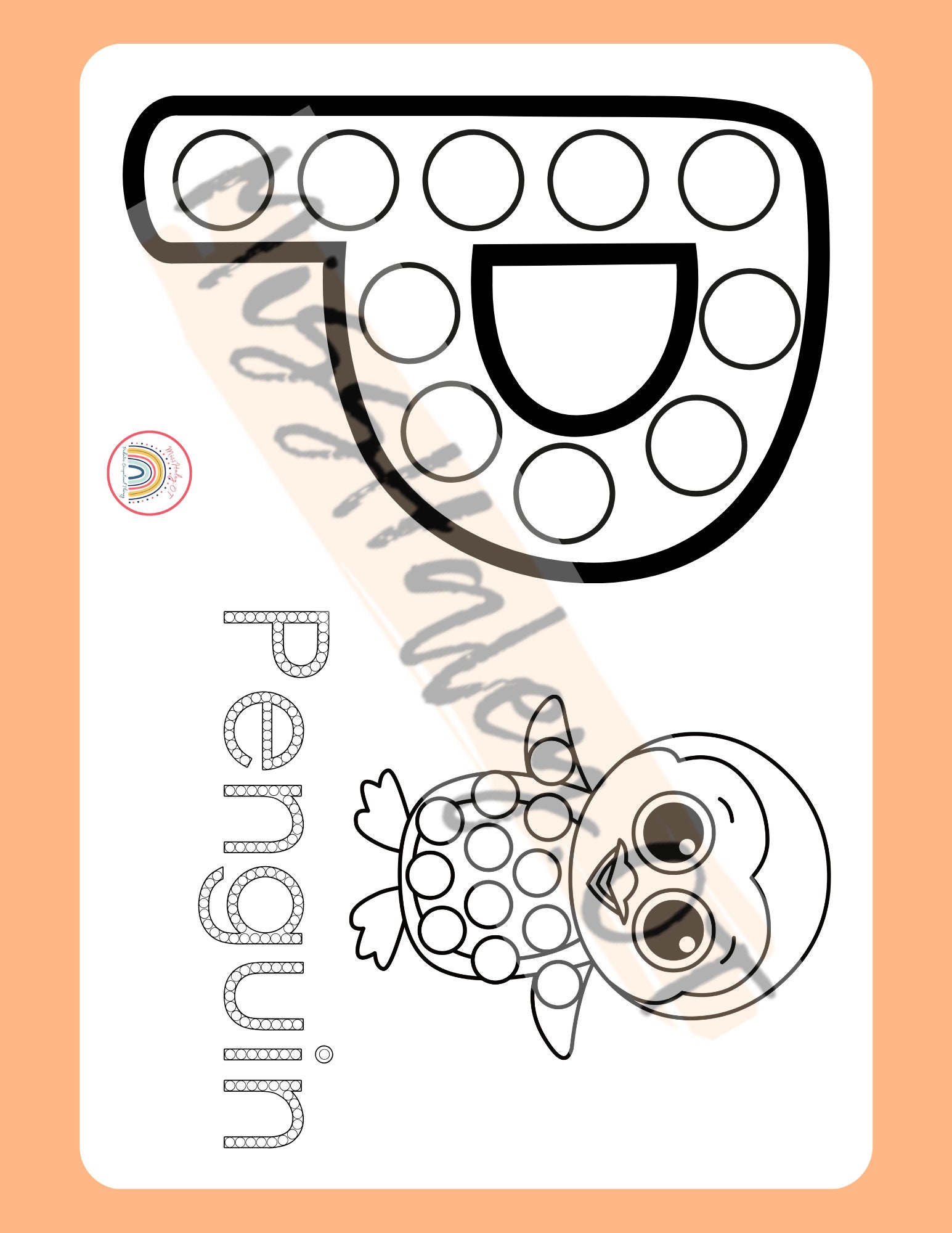 Alphabet Fine Motor Mats for Use With Dot Markers or Pom-poms ...