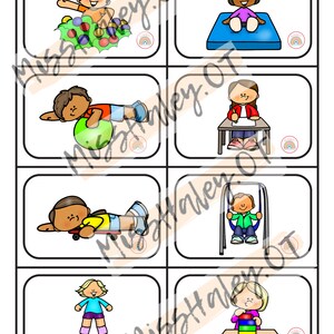Picture Communication Card Set; 55+ Cards. Speech Therapy. Occupational ...