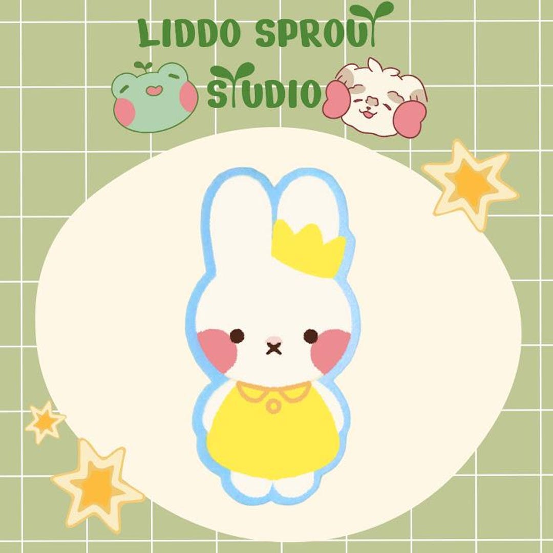 Miffy Crown Glossy Sticker - Etsy