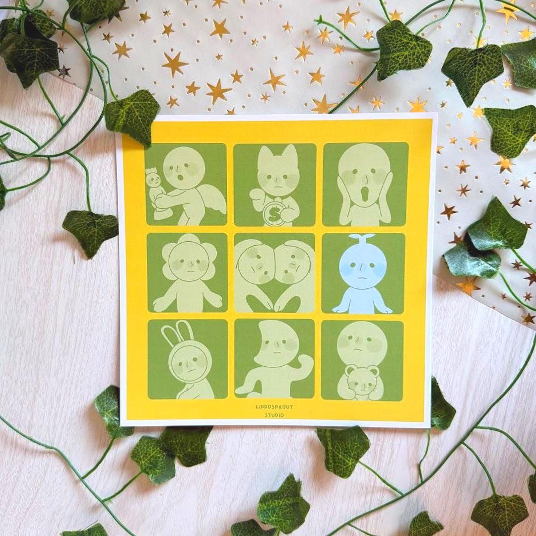 Smiski Special 8x8 Print - Etsy