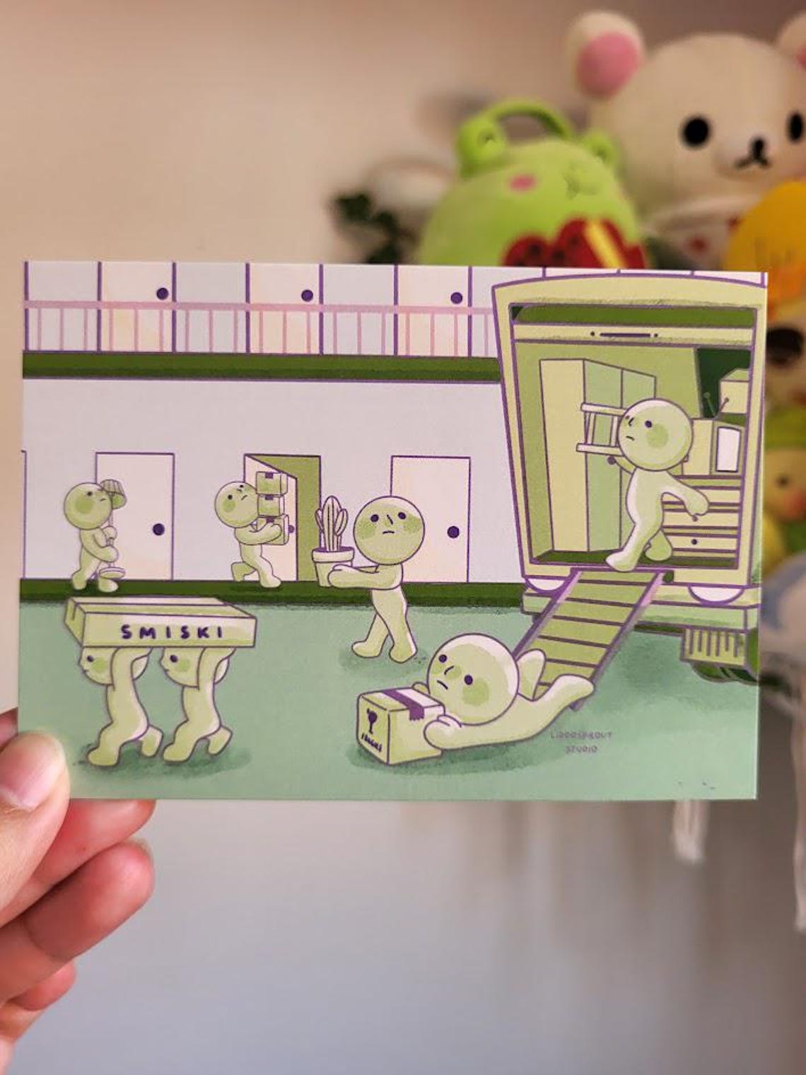 Smiski Moving Print - Etsy