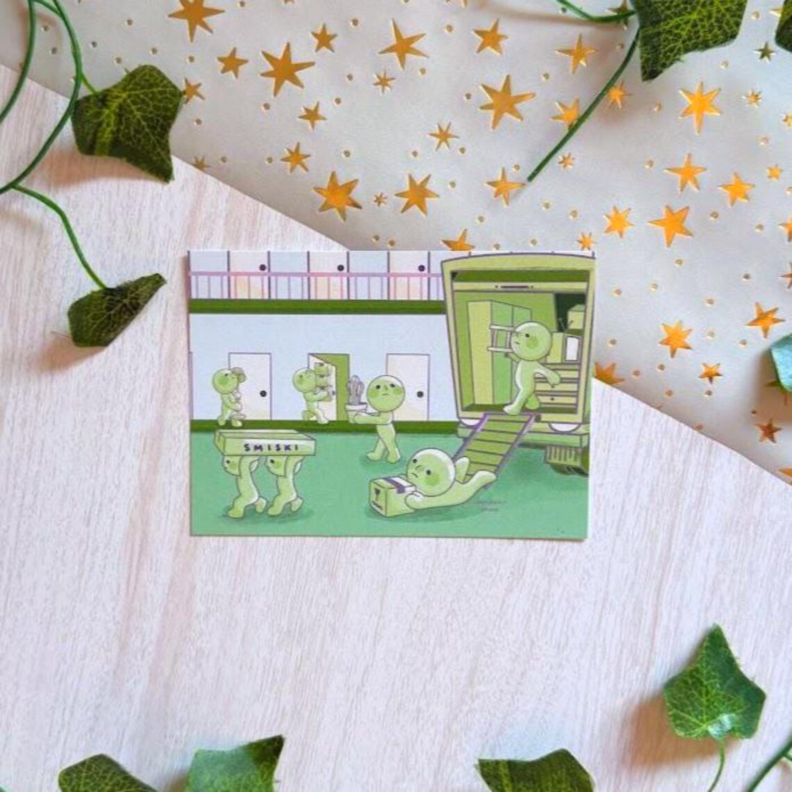 Smiski Moving Print - Etsy