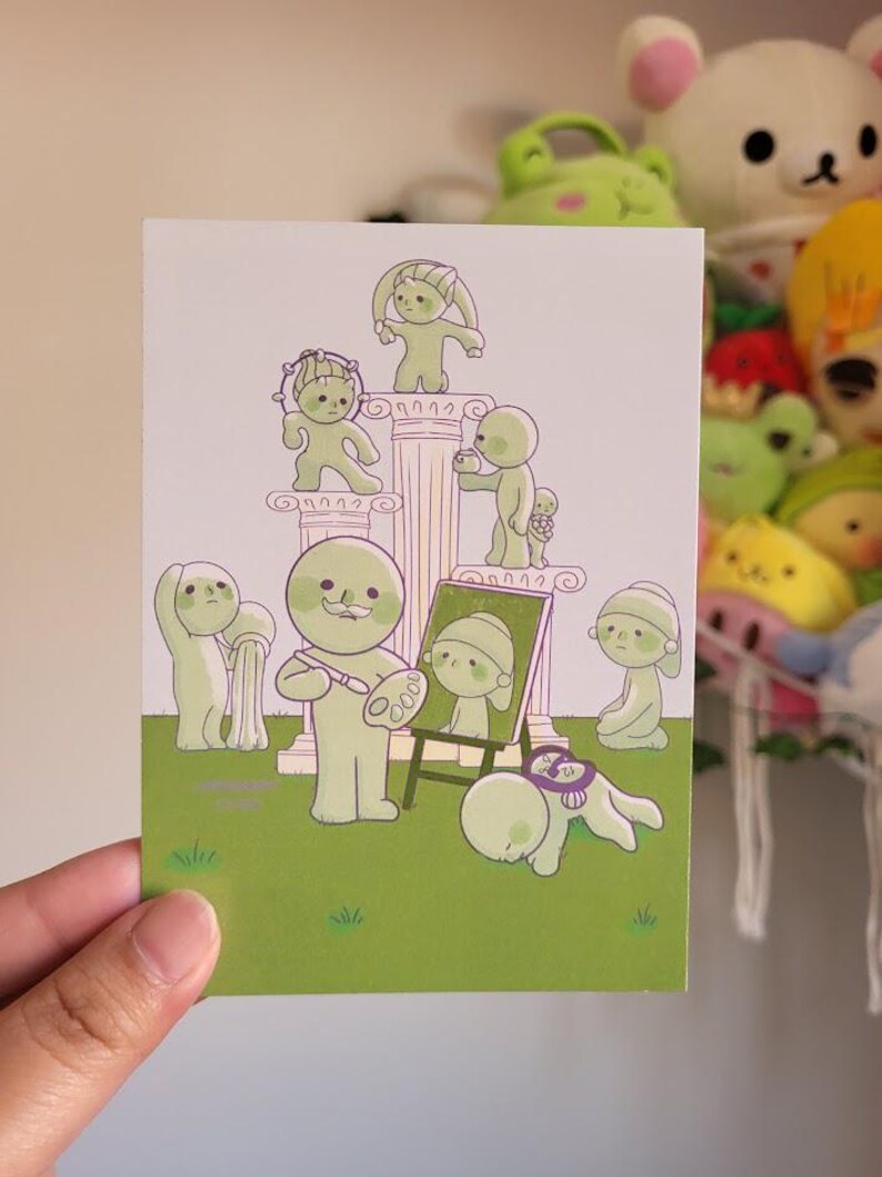 Smiski Museum Print - Etsy