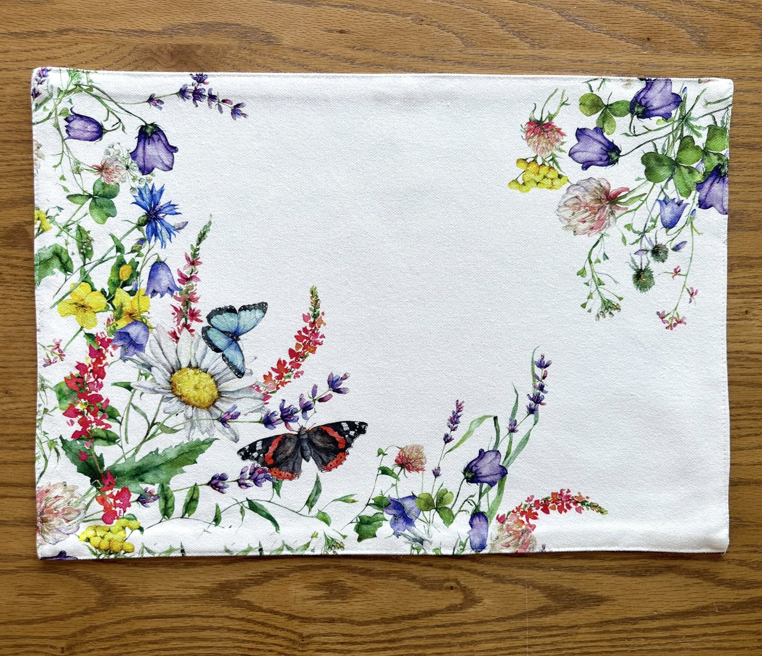 Denutse Placemats Set of 4 Author Work Double-sided Butterfly Eco ...
