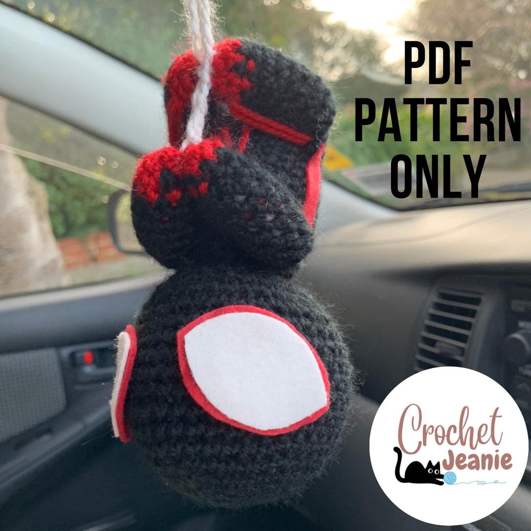 Miles Morales Hanging Crochet Pattern – Spider Hero Car Charm PDF - Etsy