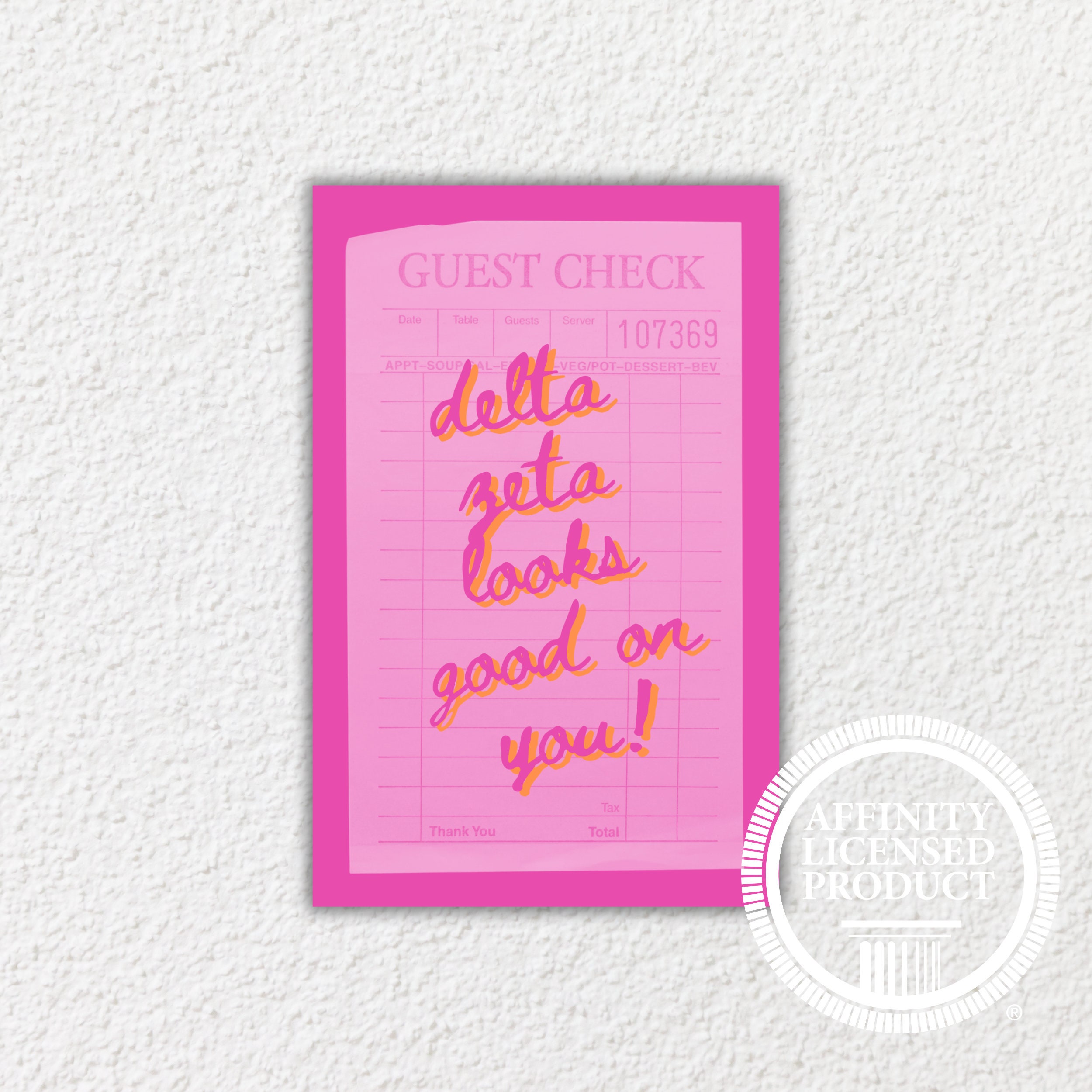 Delta Zeta Print Set Delta Zeta Digital Download, Custom Delta Zeta ...