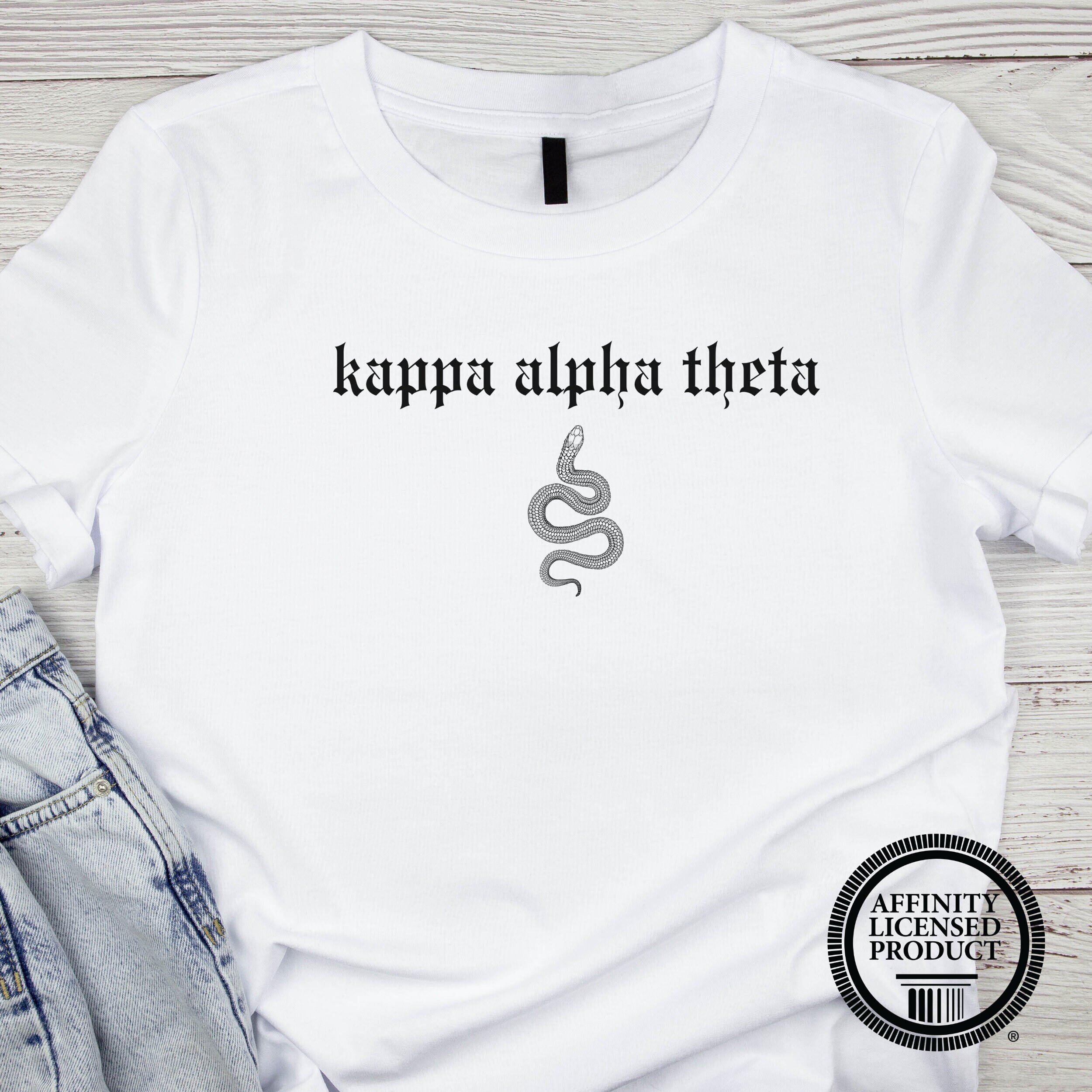 Kappa Alpha Theta T-shirt Snake Kappa Alpha Theta Apparel, Custom Kappa ...