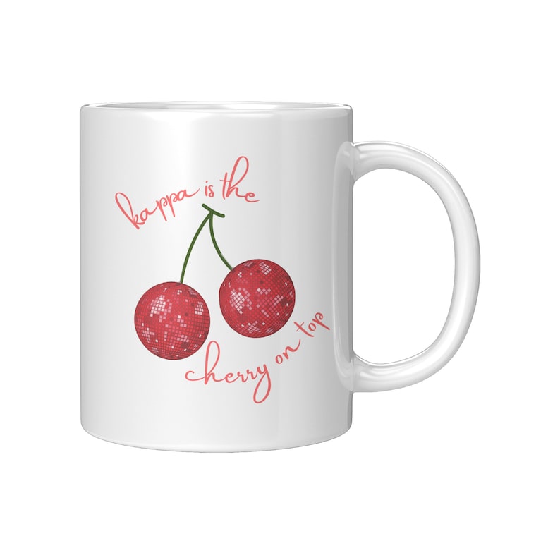 Kappa Kappa Gamma Cherry Mug Cherry Kappa Kappa Gamma Merch Ideas, Cute ...