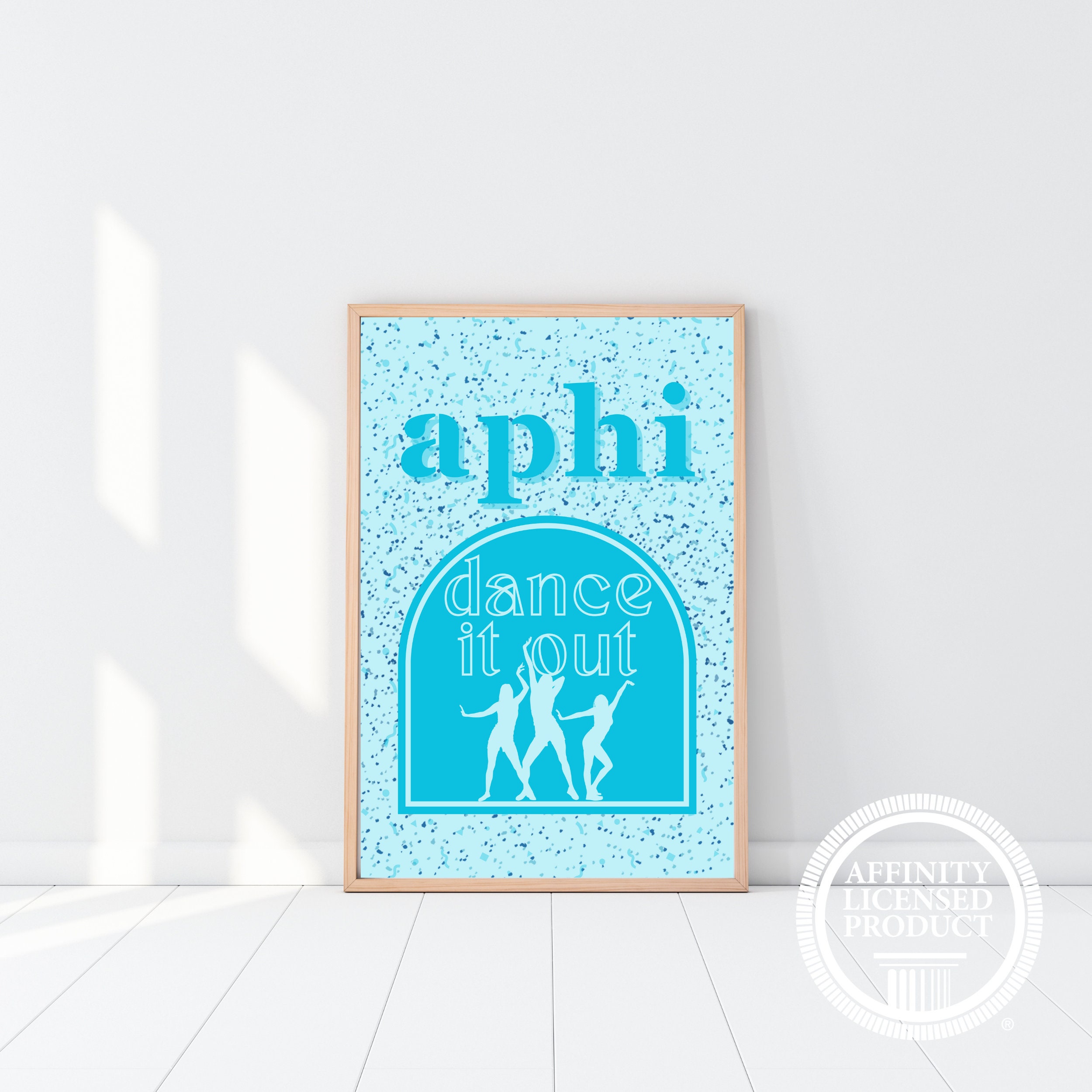 Alpha Phi Poster - Custom Alpha Phi Print, Cute Trendy Alpha Phi Wall ...