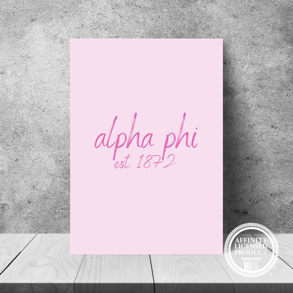 Alpha Phi Poster Alpha Phi Wall Art Alpha Phi Decor Alpha - Etsy