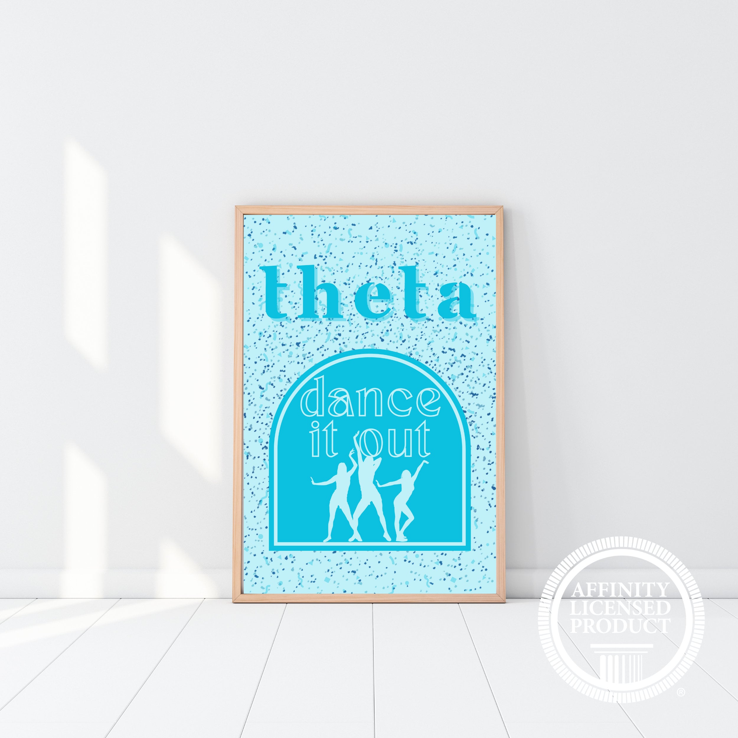 Kappa Alpha Theta Poster Custom Kappa Alpha Theta Print, Cute Kappa ...