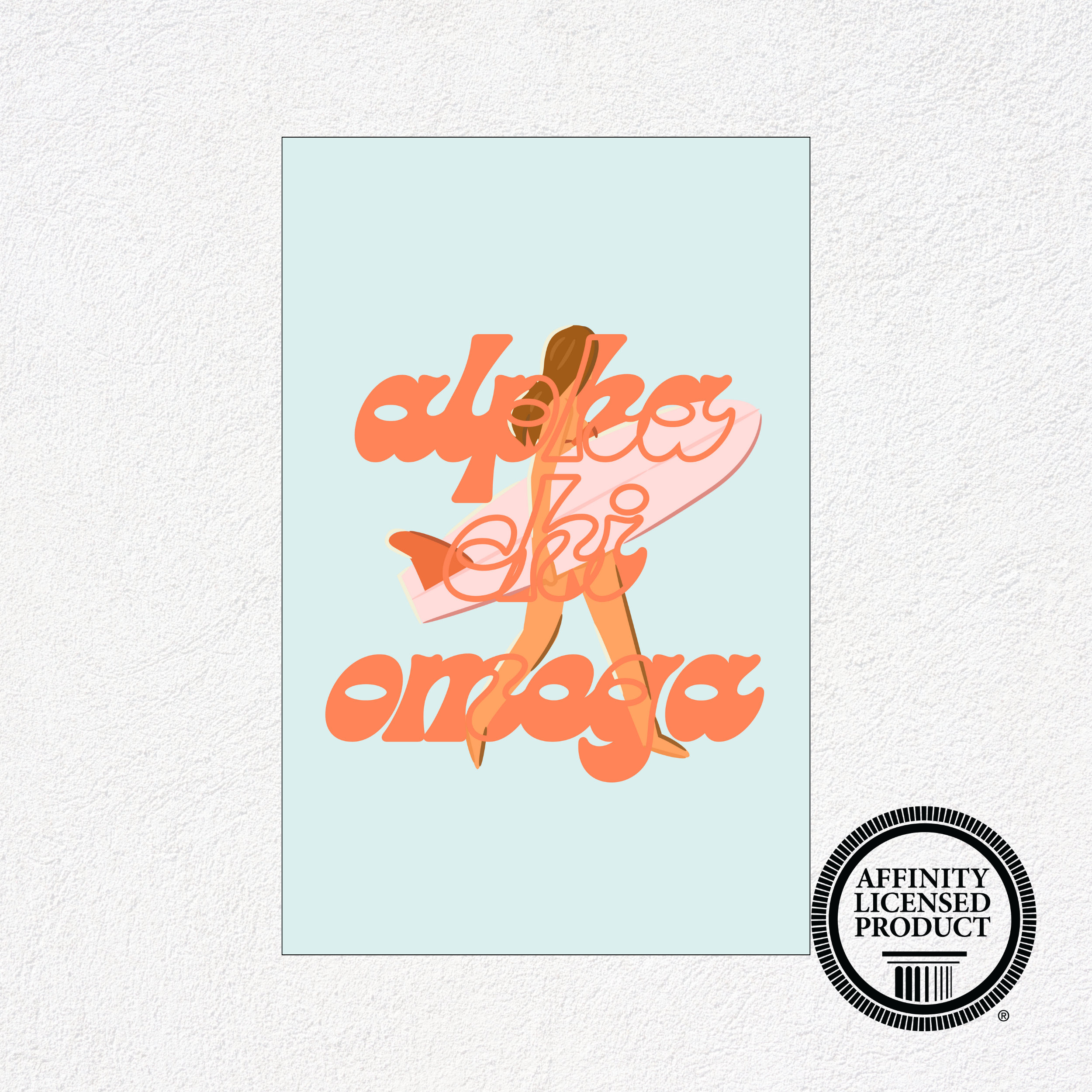 Alpha Chi Omega Poster Set Set of 3 Alpha Chi Omega Decor - Etsy