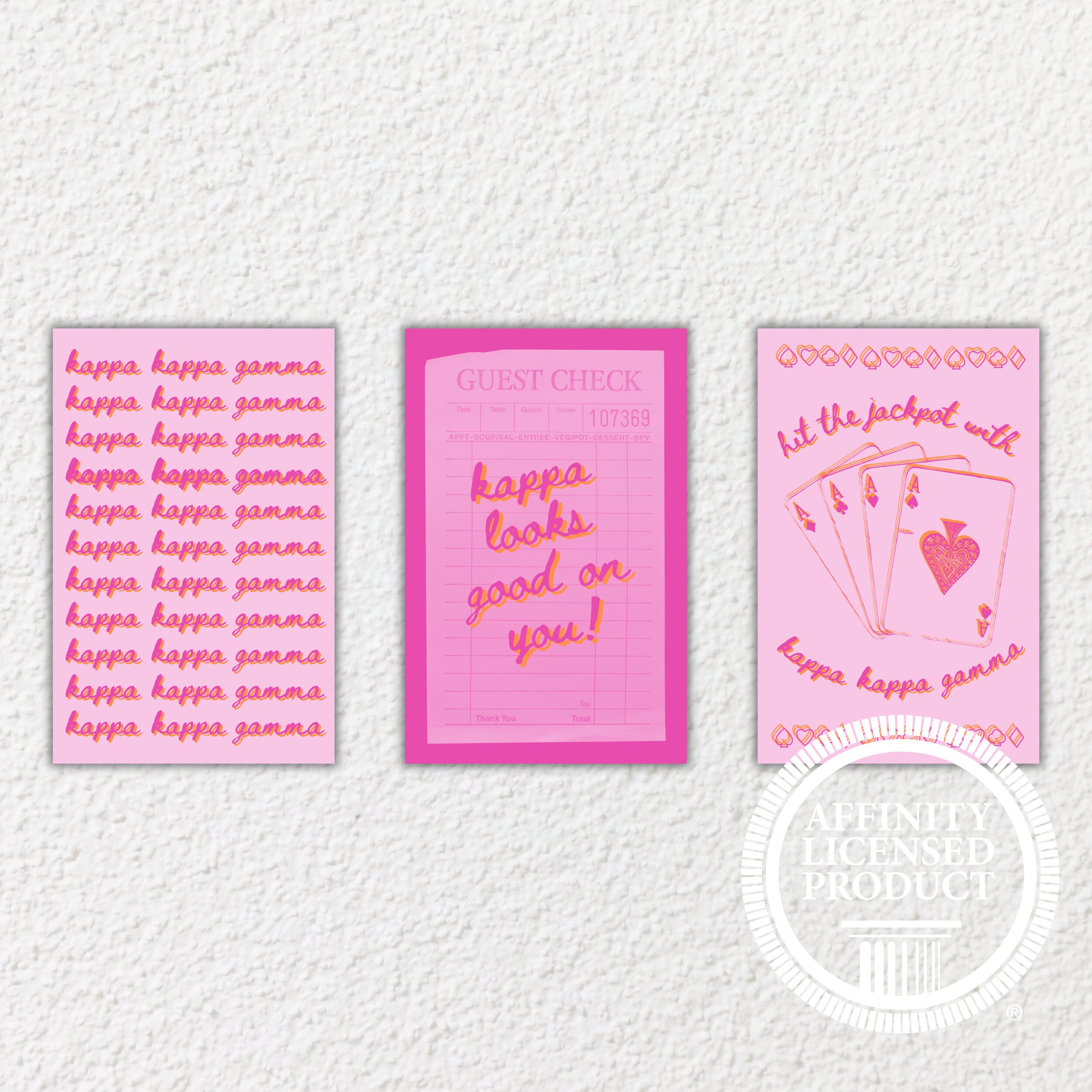 Kappa Kappa Gamma Print Set Kappa Kappa Gamma Digital Download, Custom ...