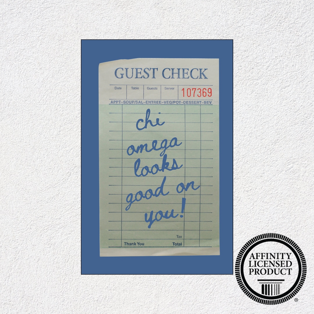 Chi Omega Poster - Custom Chi Omega Print, Custom Sorority Poster ...