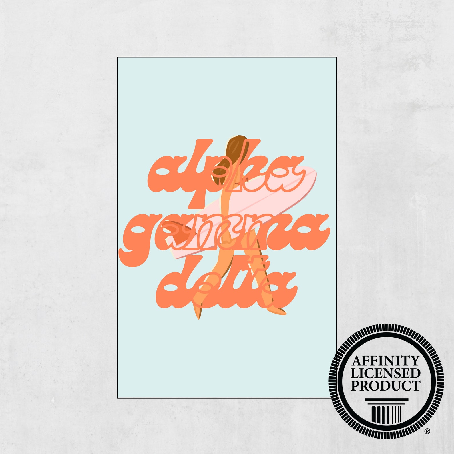 Alpha Gamma Delta Poster Alpha Gamma Delta Wall Art, Alpha Gamma Delta ...