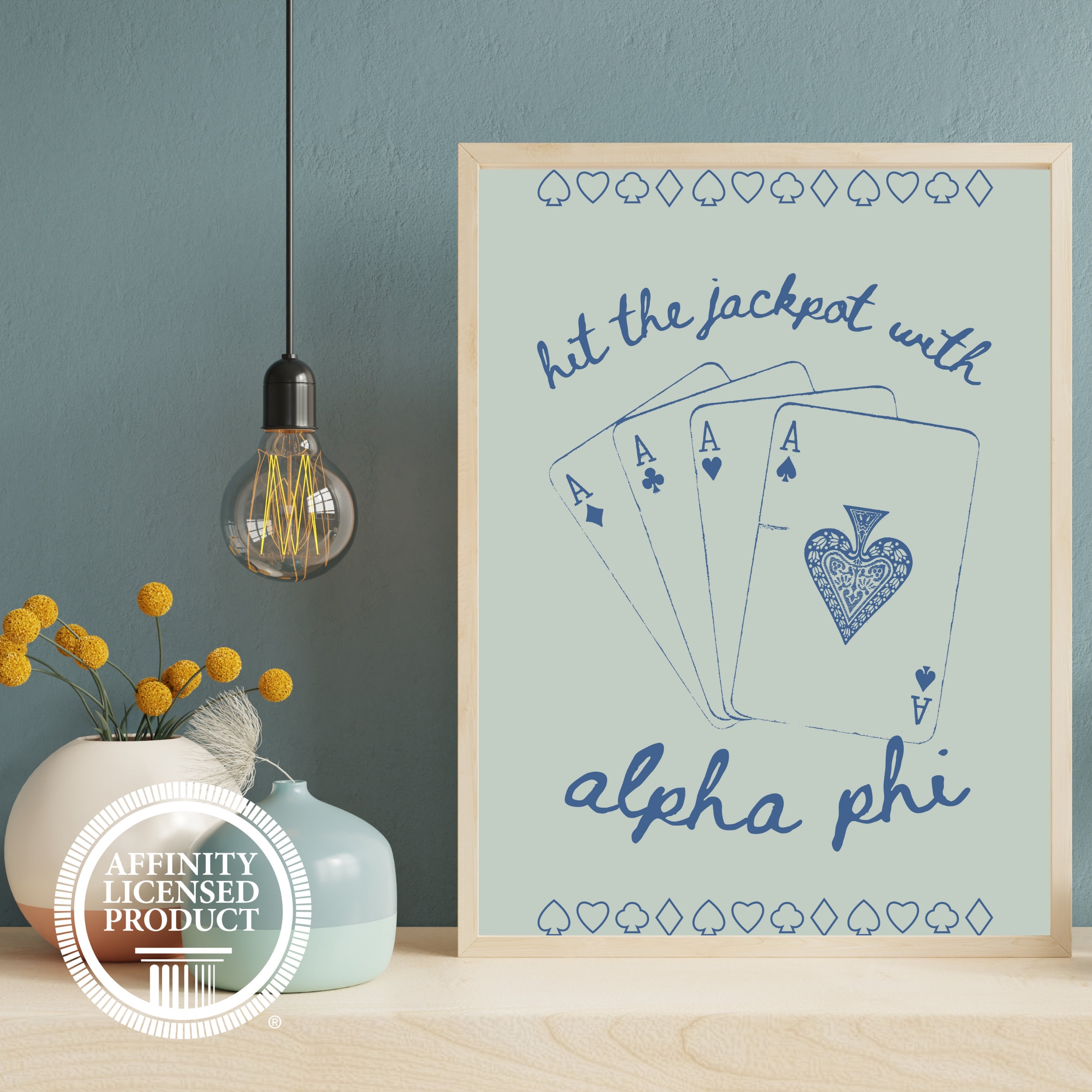 Alpha Phi Poster Set Set of 3, Alpha Phi Wall Art, Alpha Phi Decor ...