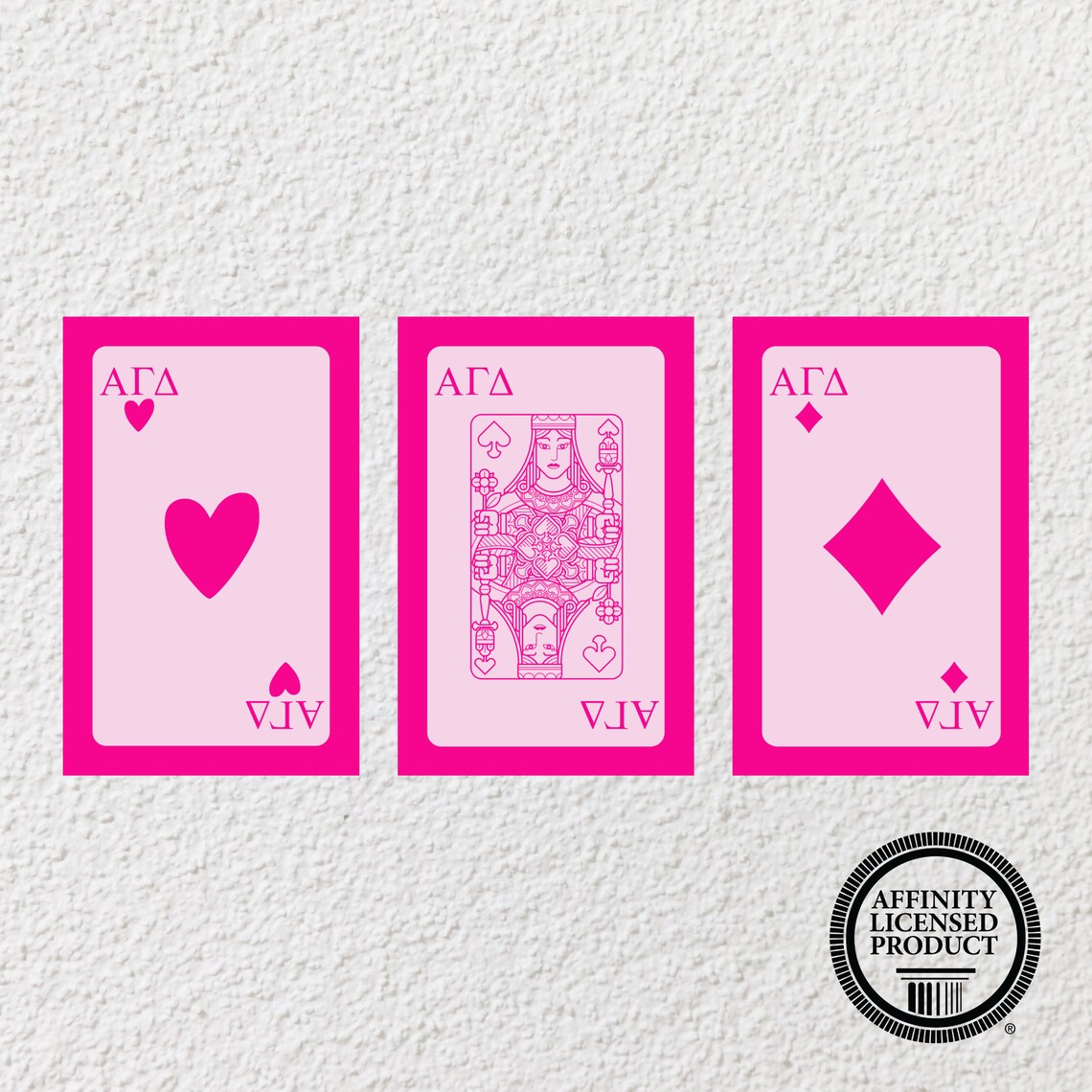 Alpha Gamma Delta Poster Set Set of 3 Alpha Gamma Delta - Etsy