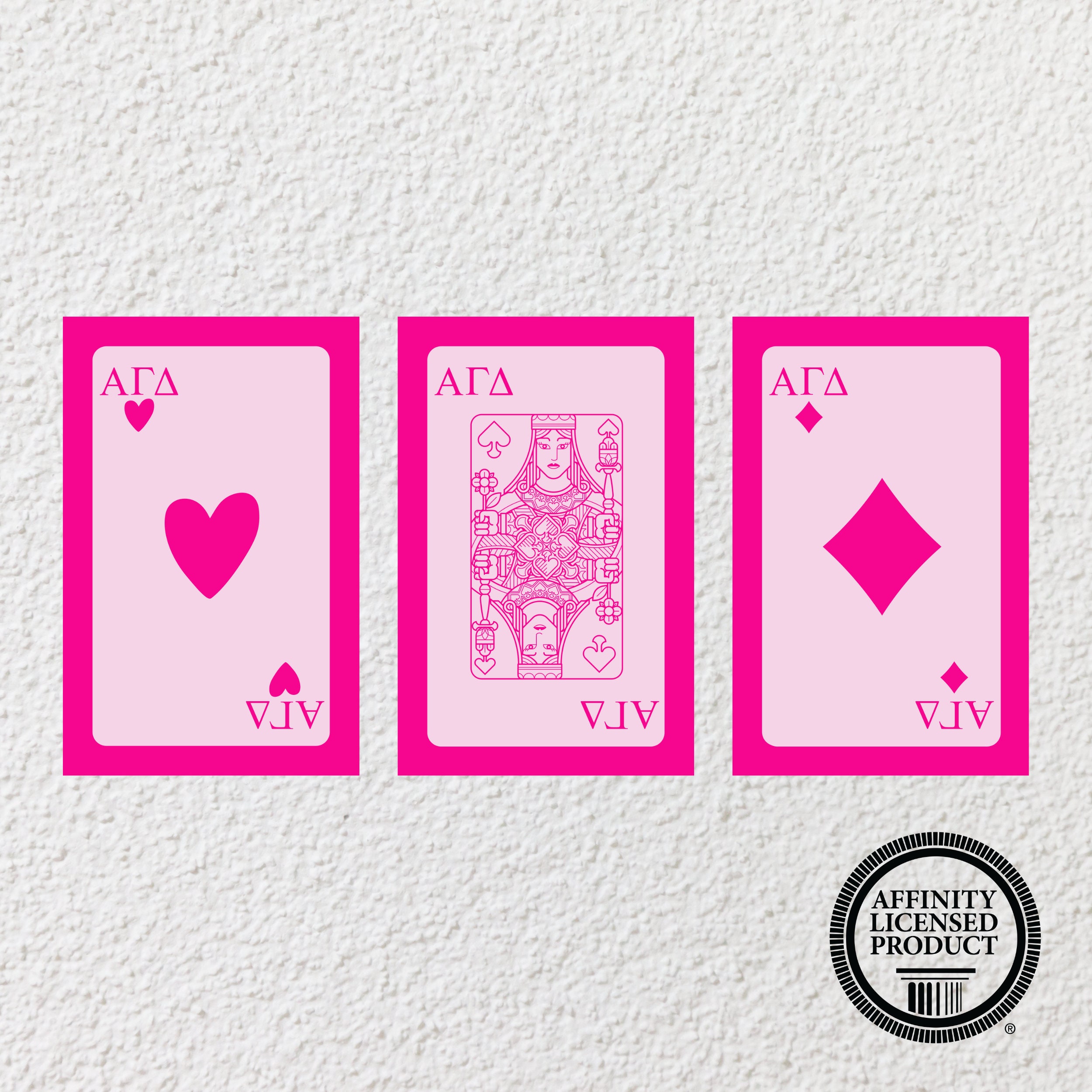 Alpha Gamma Delta Poster Set Set of 3 Alpha Gamma Delta - Etsy