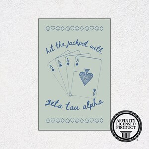 Zeta Tau Alpha Poster Set Set of 3, Custom Zeta Tau Alpha Prints ...