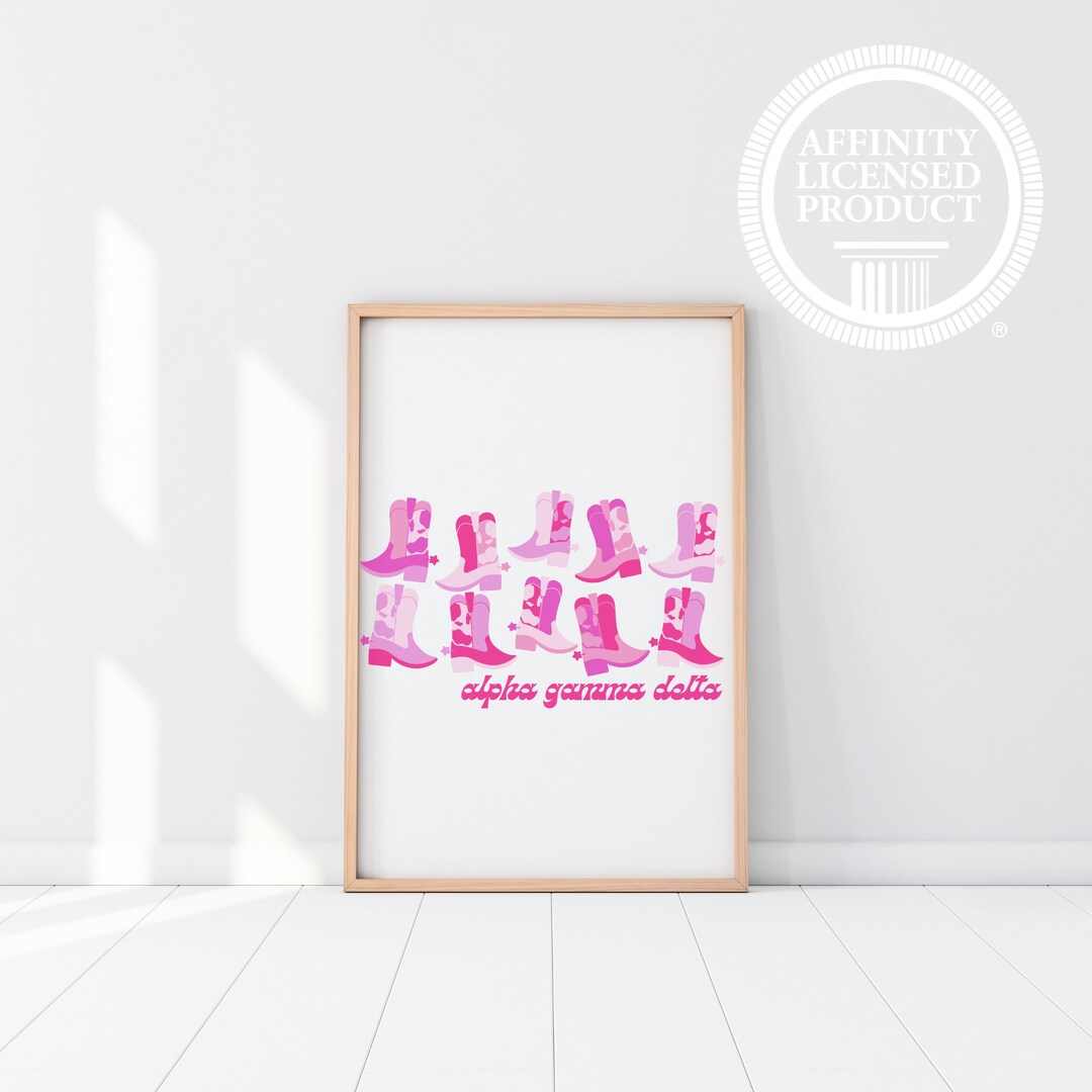 Alpha Gamma Delta Poster Alpha Gamma Delta Wall Art Alpha - Etsy
