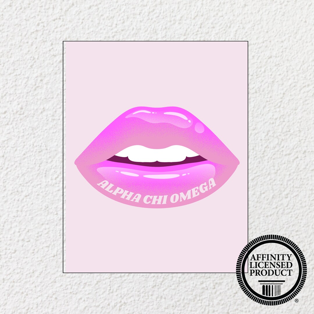 Alpha Chi Omega Poster Alpha Chi Omega Print, Alpha Chi Omega Wandkunst ...
