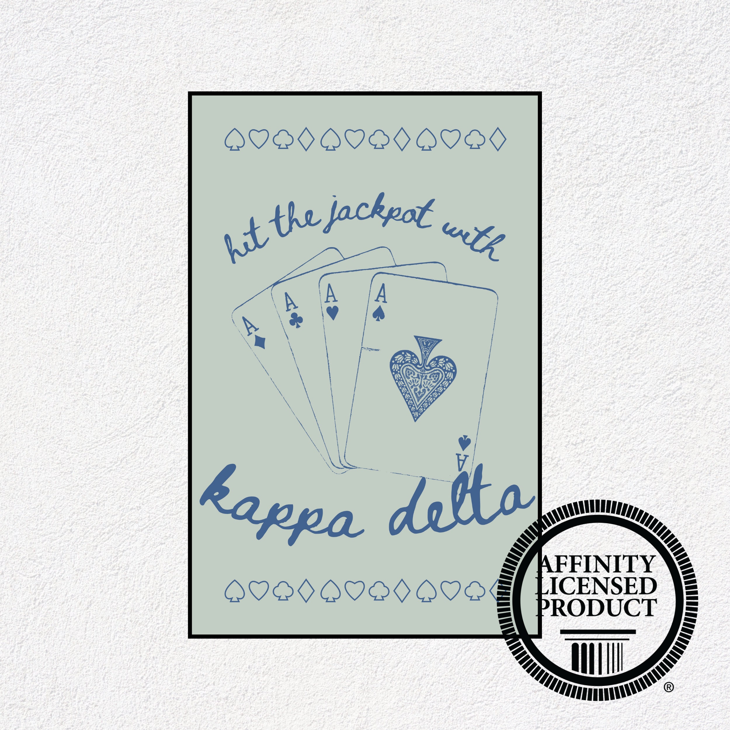 Kappa Delta Poster Set - Set of 3, Custom Kappa Delta Print Set, Kappa ...
