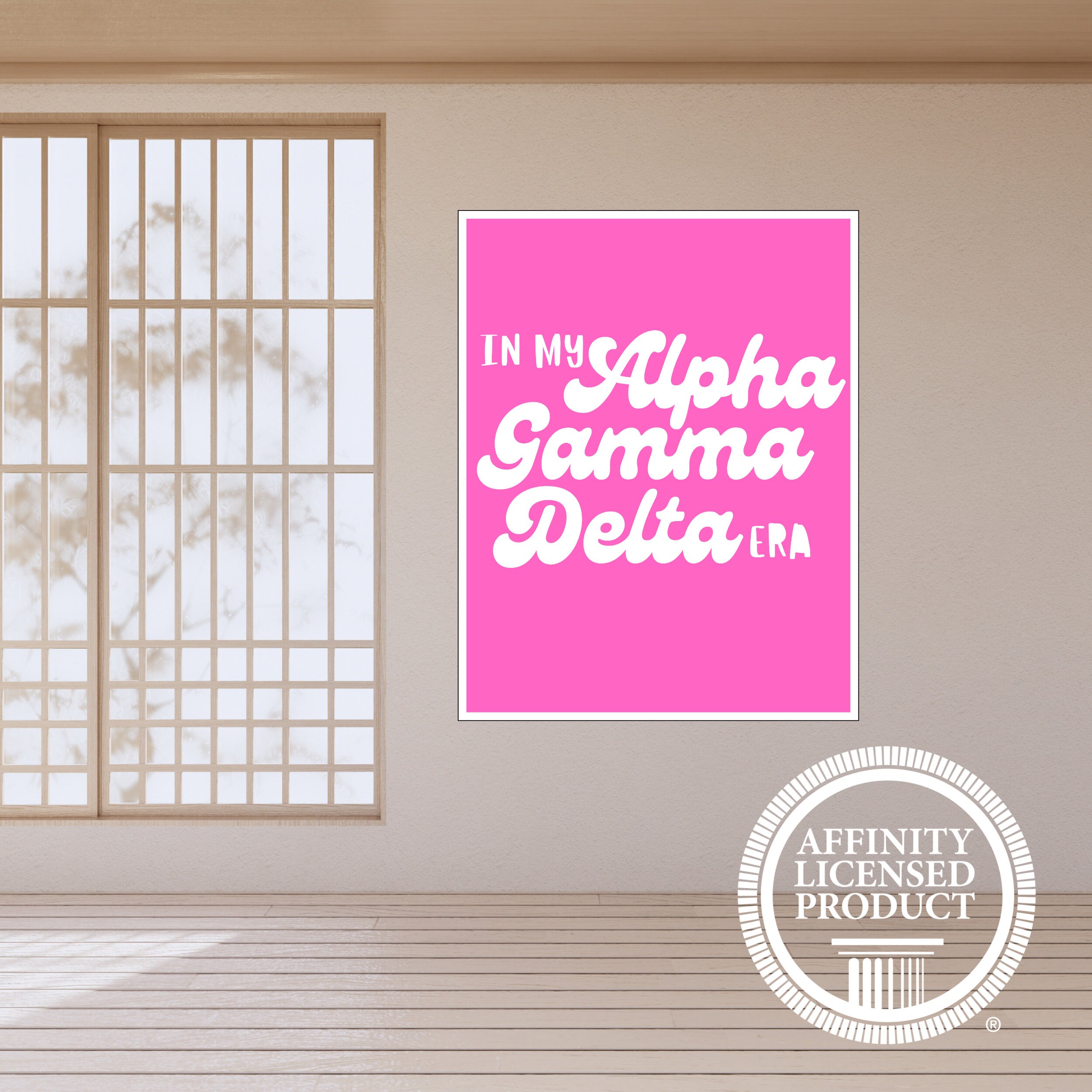 Alpha Gamma Delta Poster Alpha Gamma Delta Merch, Alpha Gamma Delta ...