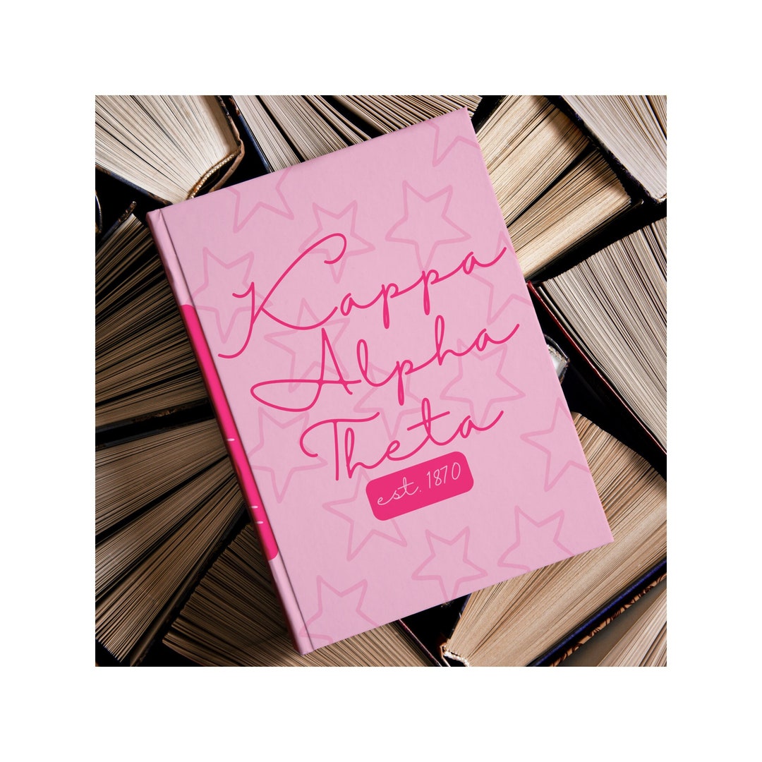 Kappa Alpha Theta Journal Kappa Alpha Theta Pink Stars Journal, Kappa ...