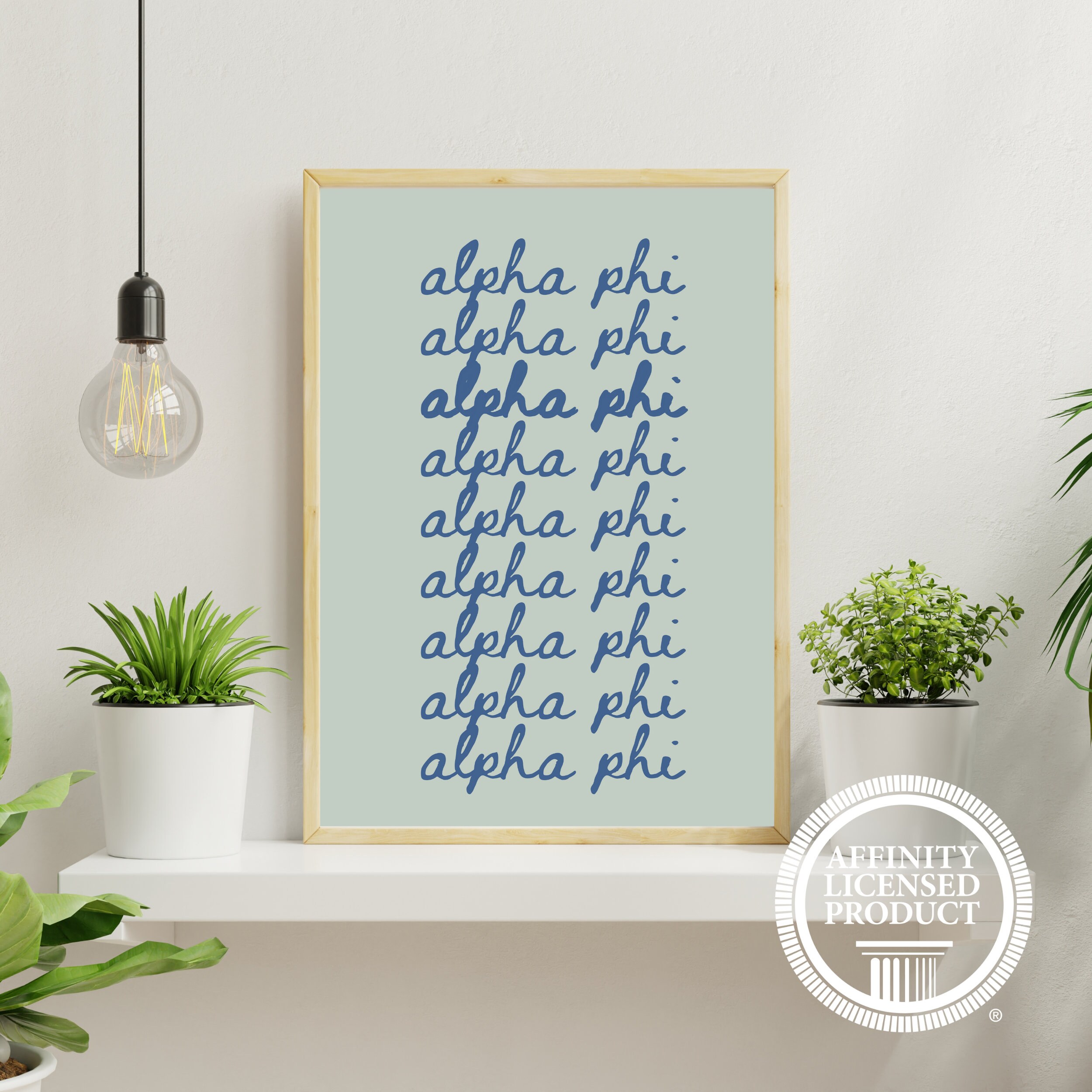 Alpha Phi Poster Set Set of 3 Alpha Phi Wall Art Alpha Phi - Etsy