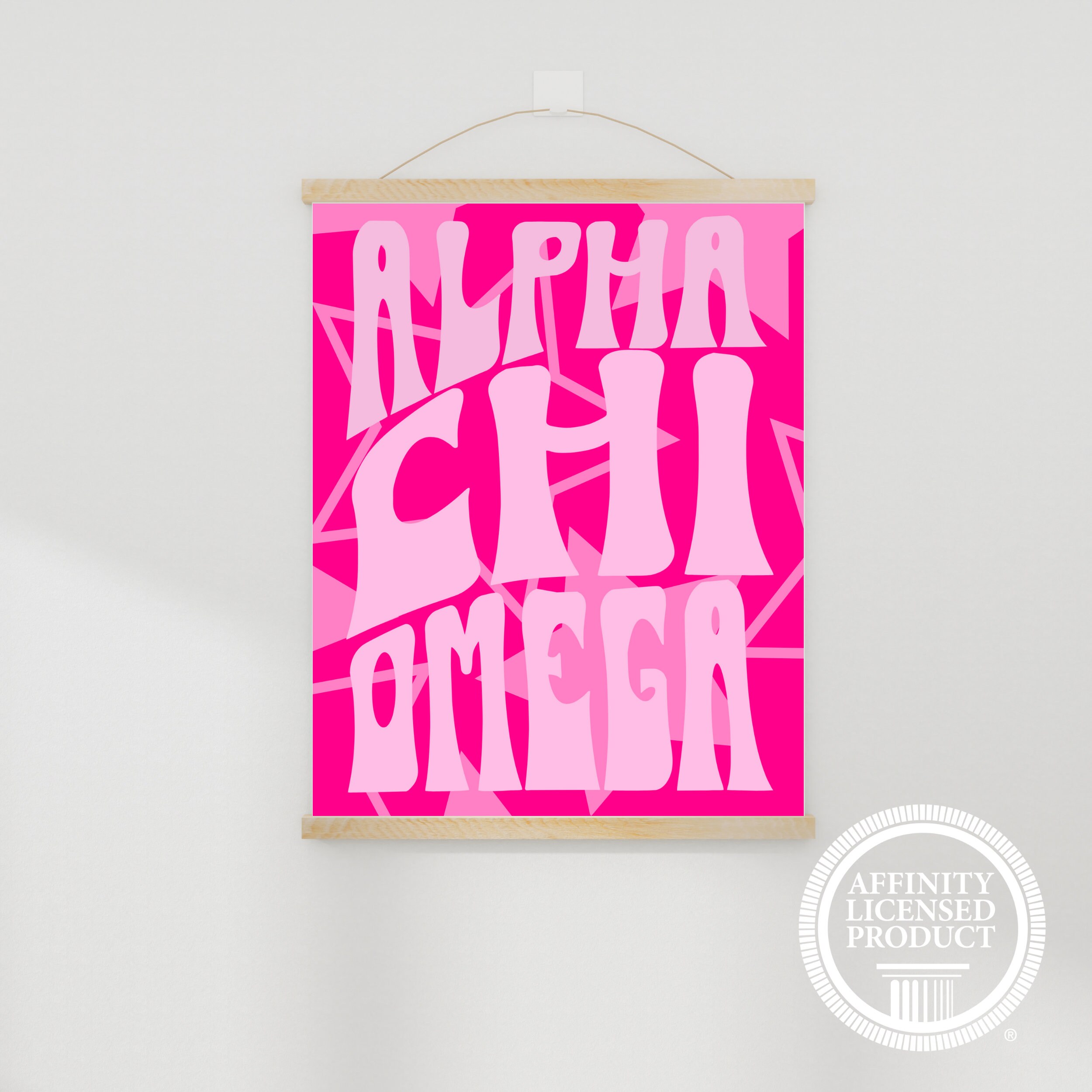 Alpha Chi Omega Poster Set Set of 3 Alpha Chi Omega Wall - Etsy