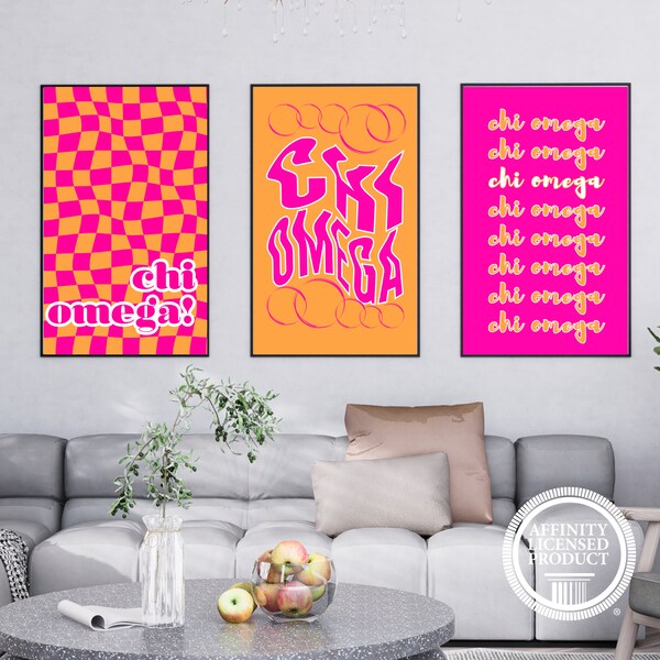 Chi Omega Decor - Etsy