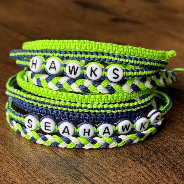 Seahawks Bracelet - Etsy