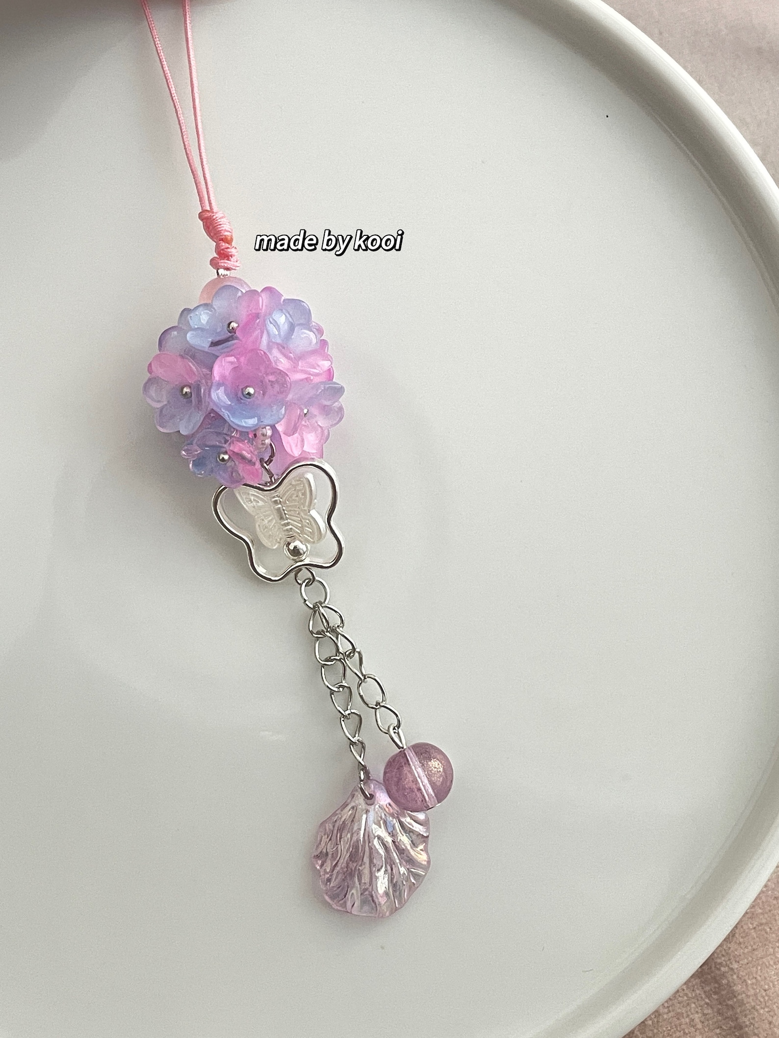 Hydrangea Phone Charms & Bag Charms - Etsy