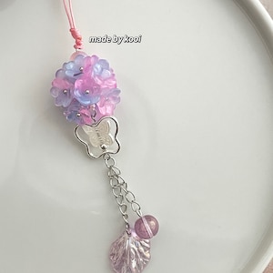 Hydrangea Phone Charms & Bag Charms - Etsy