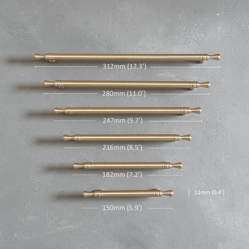 Solid Brass Handles CALLINGTON Unlacquered Kitchen Cabinet Knobs Handle High Quality Luxury ...