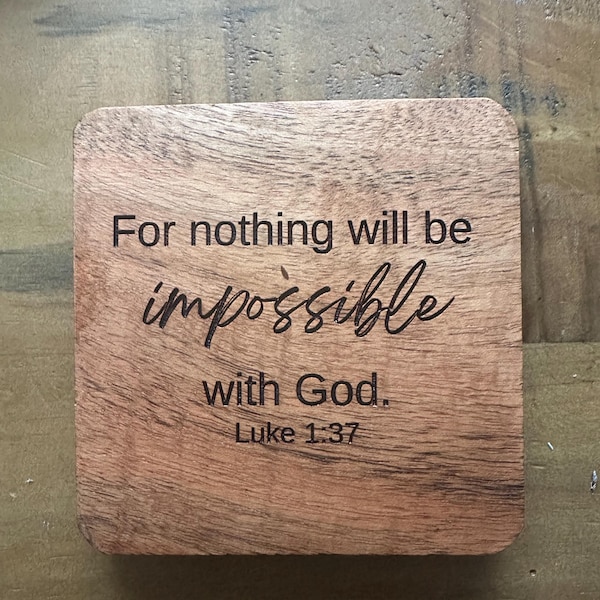 Bible Verse Coasters - Etsy