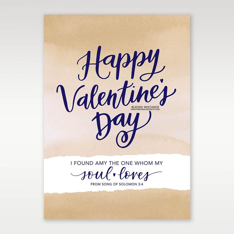 Song of Solomon Valentine Card - Etsy