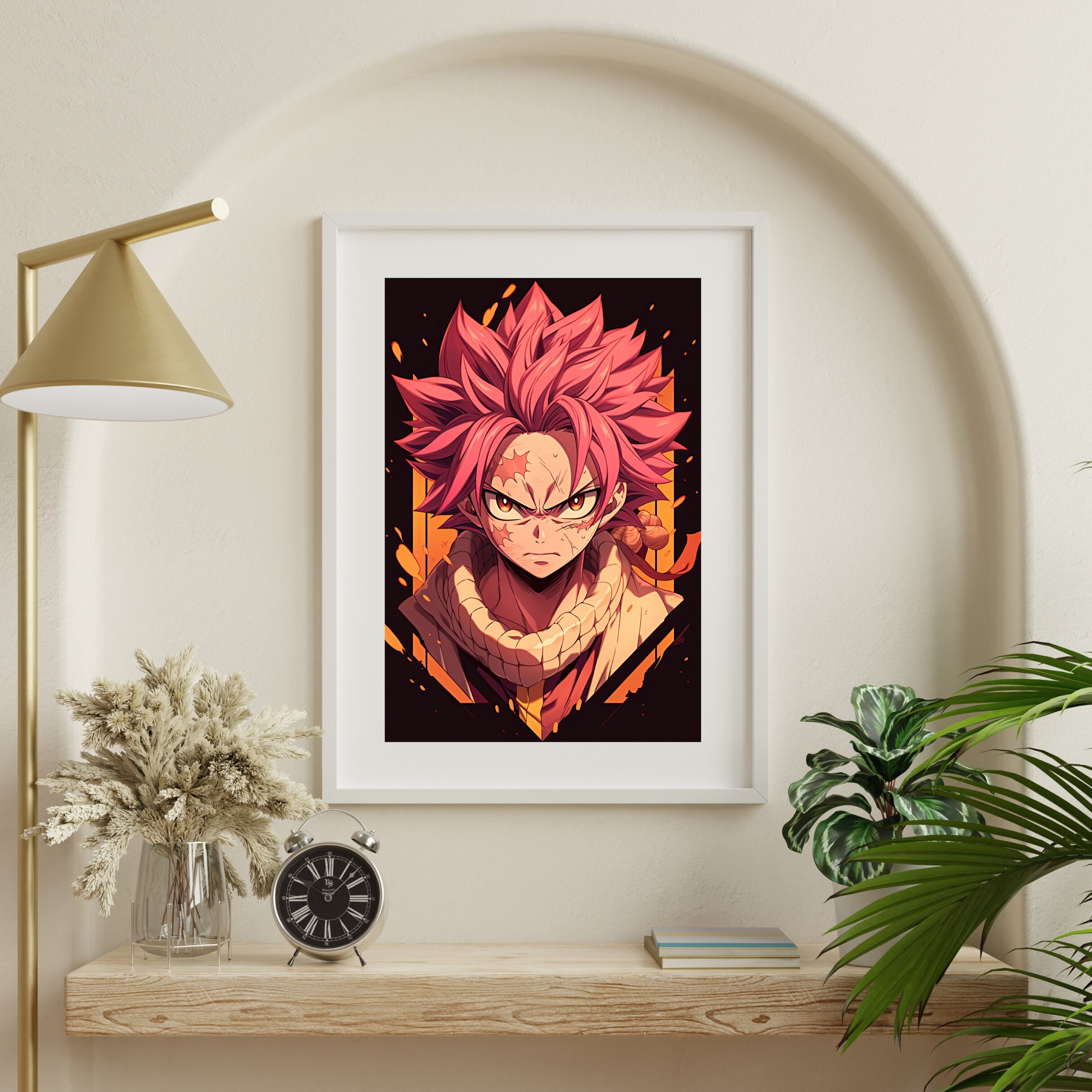 Natsu Digital Print, Fairy Tale, Manga Art, Anime Art, Poster, Wall Art ...