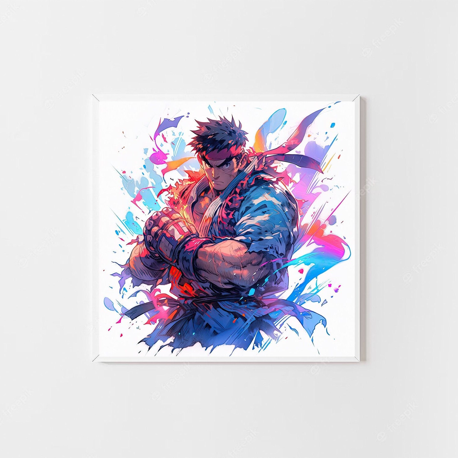 Ryu Premium Matte Poster, Street Fighter, Video Game Art, Fighting ...