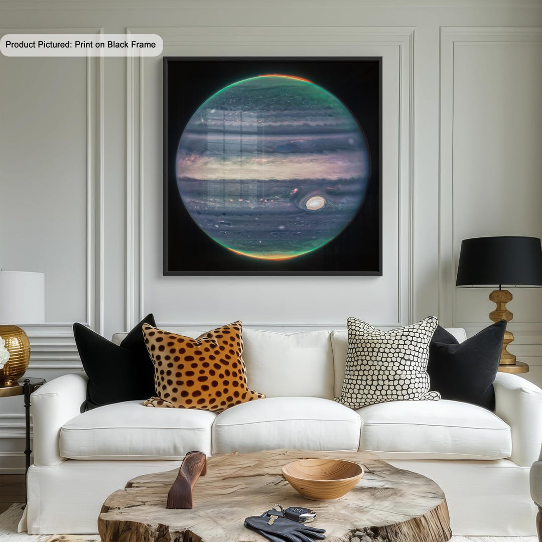 NASA Jupiter Auroras Canvas/poster Art, James Webb Space Telescope ...