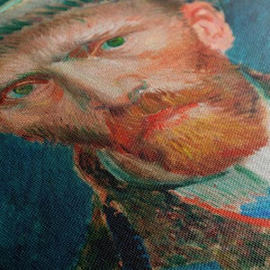 Vincent Van Gogh Self Portrait Canvas, Poster Print Art Reproduction ...