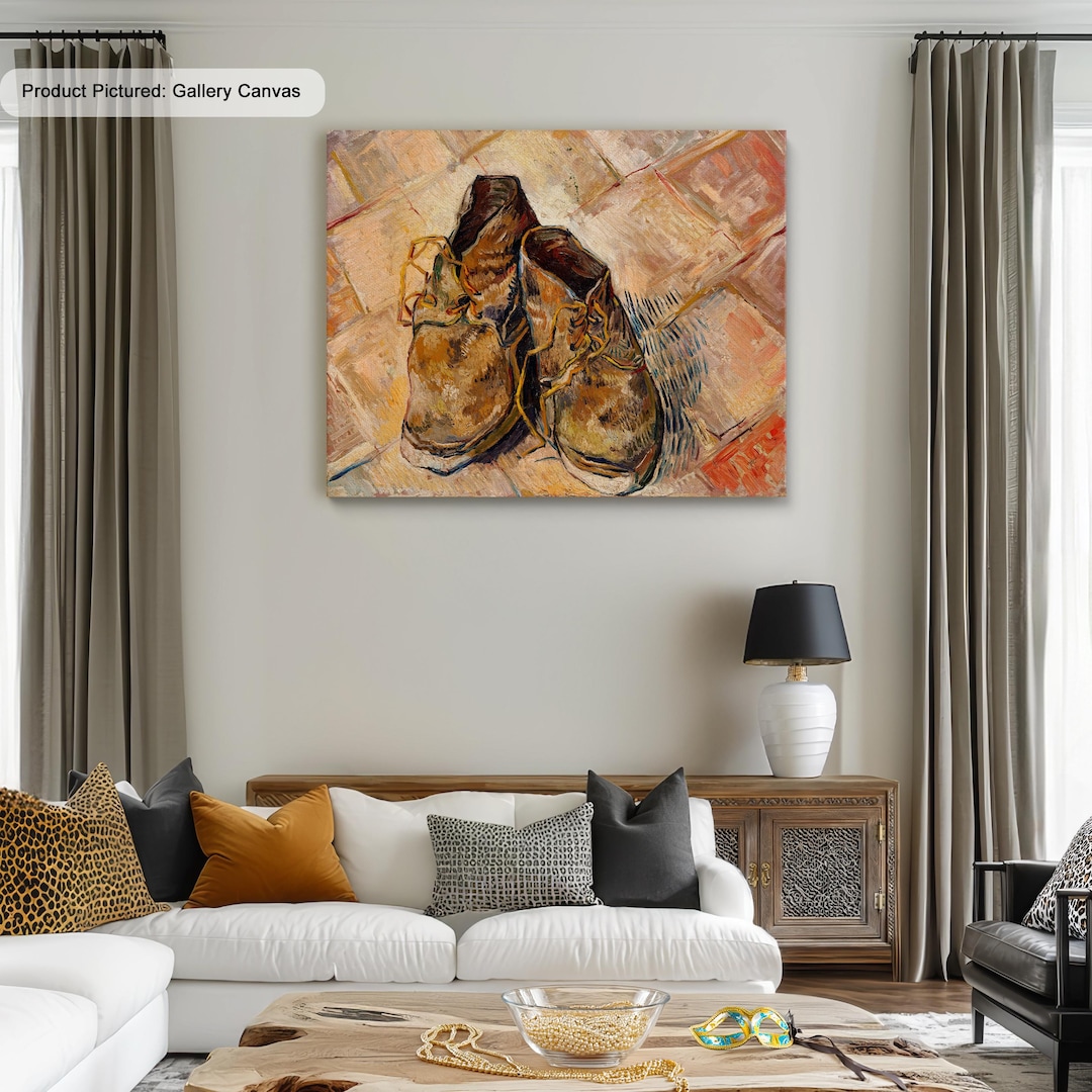 Vincent Van Gogh Shoes 1888 Famous Canvas/poster Print Art Reproduction ...