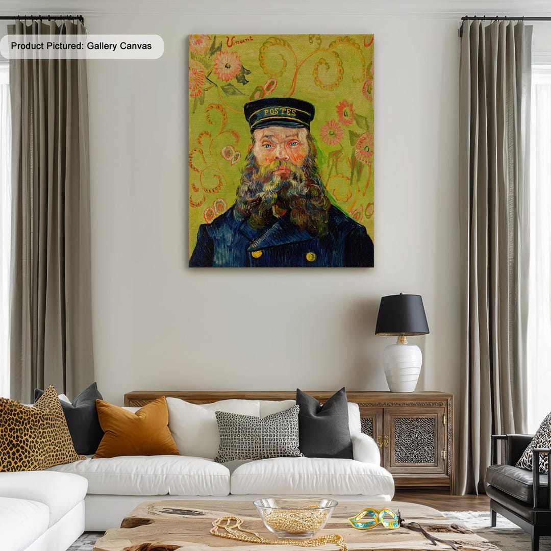 Vincent Van Gogh Portrait of the Postman Joseph Roulin Canvas/poster ...