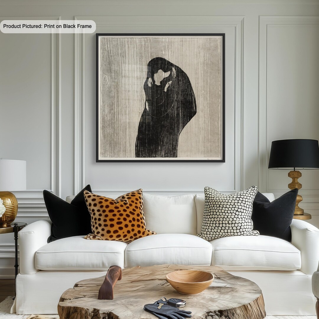 Edvard Munch the Kiss IV 1902 Famous Artwork Canvas/poster Art ...