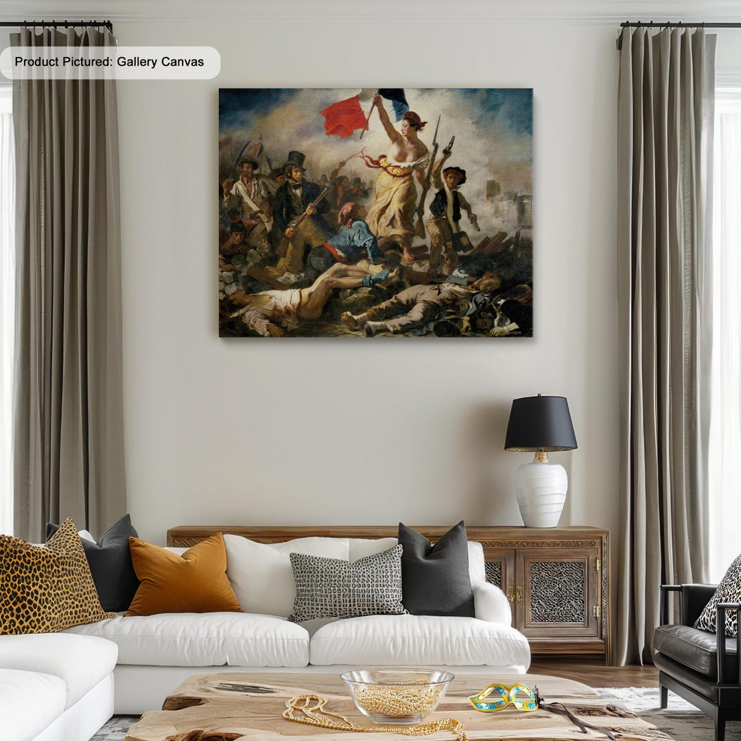 Eugène Delacroix Liberty Leading the People French Revolution Canvas ...