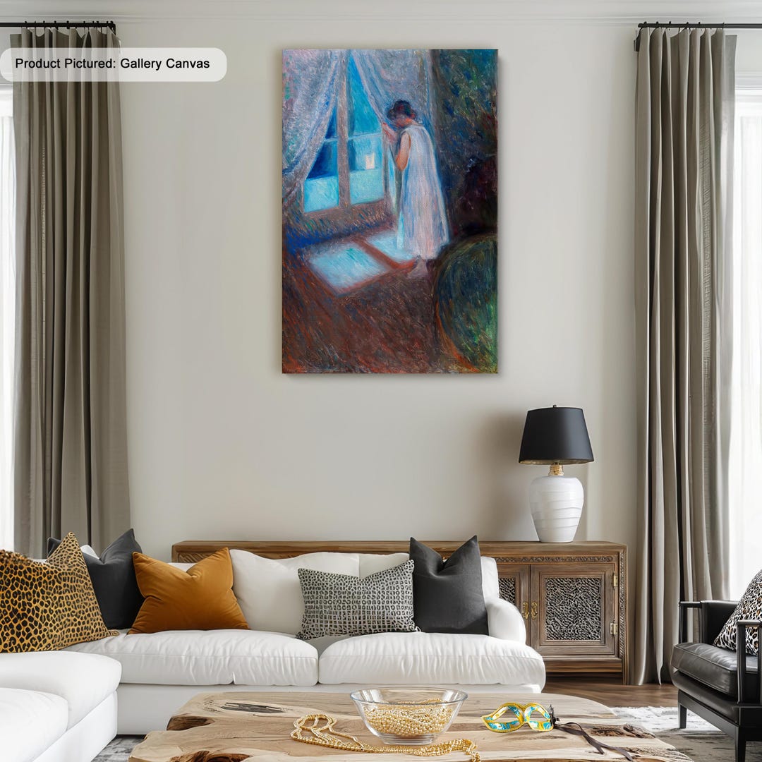 Edvard Munch the Girl by the Window 1893 Famous Artwork Canvas/poster ...